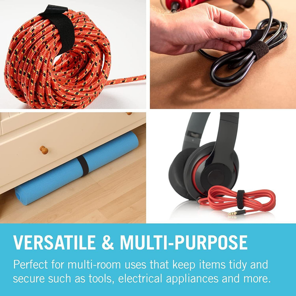 VELCRO® 50mm Hook & Loop ONE-WRAP® Double Sided Strapping Tape ...