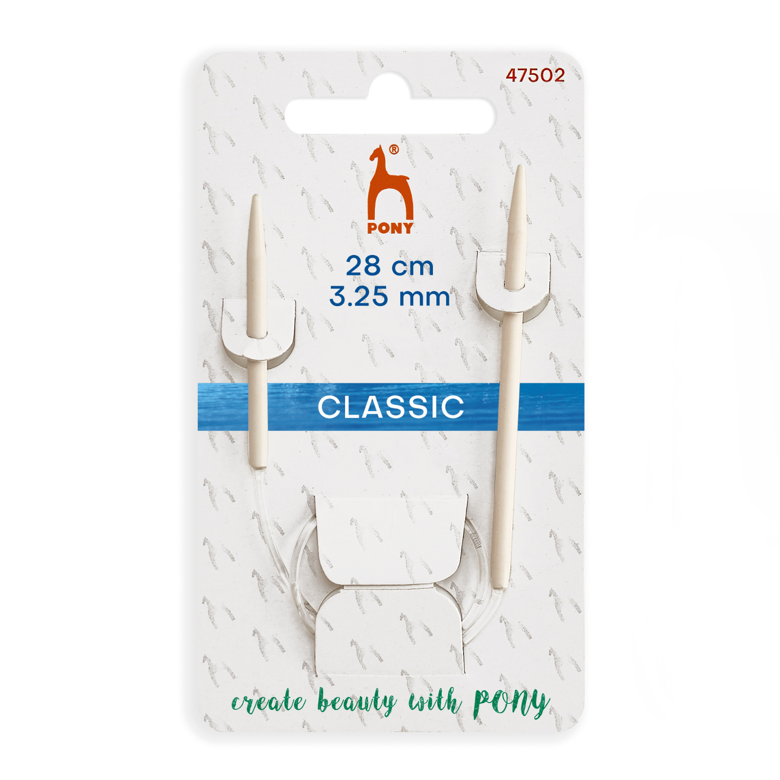 Pony Knitting Pins: Circular: Fixed: Sock: 28cm – SewProCrafts Ltd