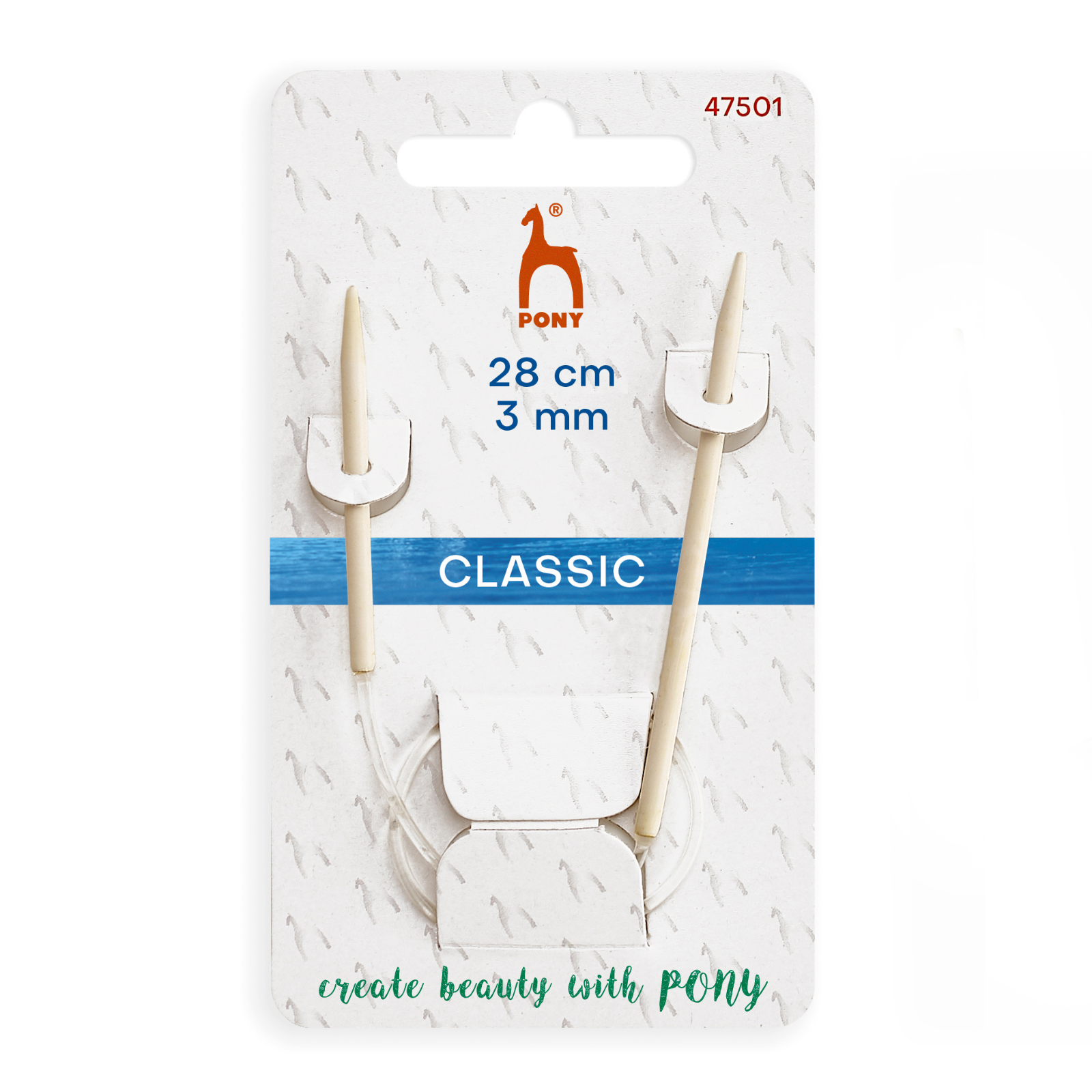 Pony Knitting Pins: Circular: Fixed: Sock: 28cm – SewProCrafts Ltd