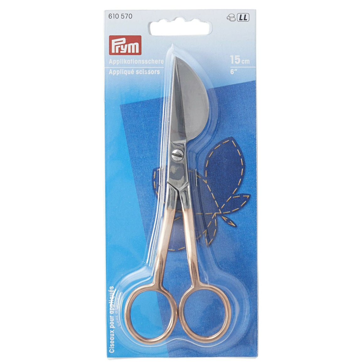 Prym Rose Gold Applique Scissors 15cm / 6" - 610 570 – SewProCrafts Ltd