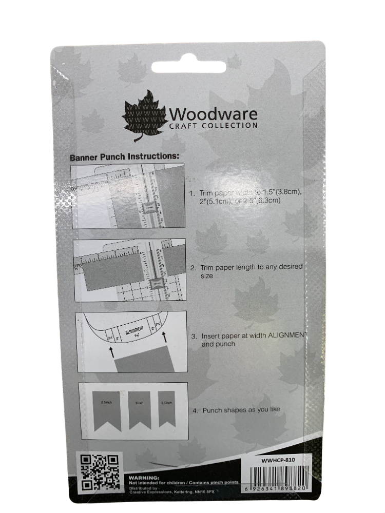 Woodware Banner Punch – SewProCrafts Ltd